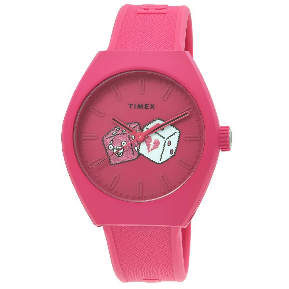 天美时Timex TW2W96800男手表Urban Pop Fortnite石英粉色