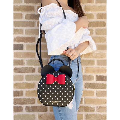 kate spade new york K4641女士包袋Minnie Mouse, Blue迪斯尼