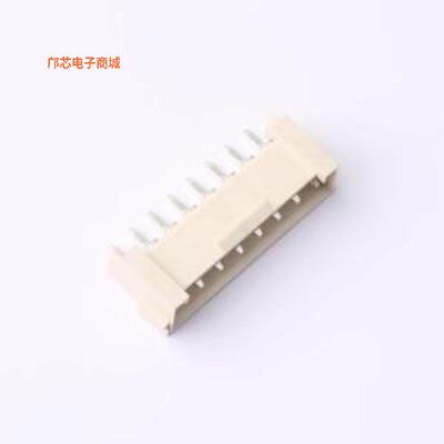 HCZZ0590-8 -[(全新SMD,P=3.96mm,卧贴针座VH3.96-8A 卧贴编带