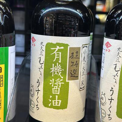 代购日本进口 CHOKO超特选有机淡口酱油 500毫升