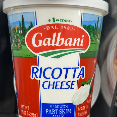 美国进口 GALBANI/告本尼妮歌达牛奶芝士 ricotta cheese 425克