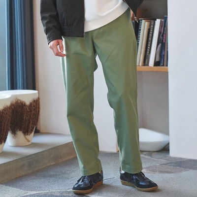 东京胖黄瓜日本代购 ＜3/2 WORKS＞GLR 斜纹弹力休闲裤 2811