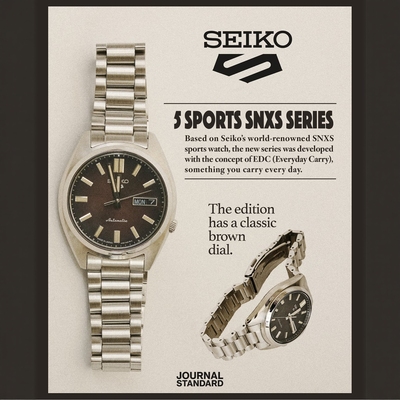 日产 SEIKO x JOURNAL STANDARD 5 SPORTS / SNXS LIMITED 机械表