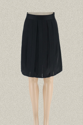 贴布拼接通勤风半身裙