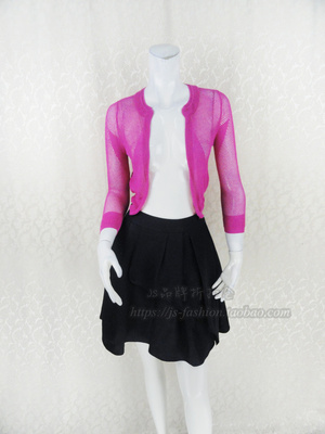 钩花甜美七分袖春夏外套空调衫