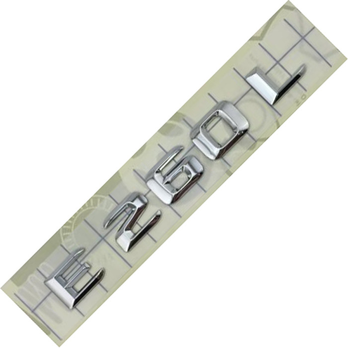 适用于奔驰E级改装饰贴E200L E300L E320L E260L E350L排量尾标后_虎窝淘