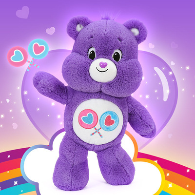 跨境新品爱心小熊毛绒玩具carebears彩虹熊公仔毛绒玩偶娃娃礼物