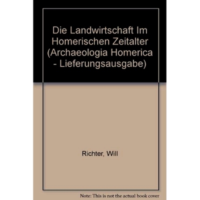 预订 Die Landwirtschaft im homerischen Zeitalter 荷马时代的农业: 9783525254073