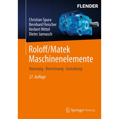 预订 Roloff/Matek Maschinenelemente, 2 Teile Normung, Berechnung, Gestaltung 9783658464912