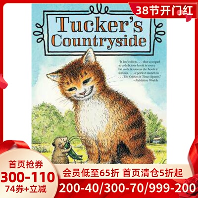 现货 英文原版 时代广场的蟋蟀2 儿童读物 Tucker's Countryside