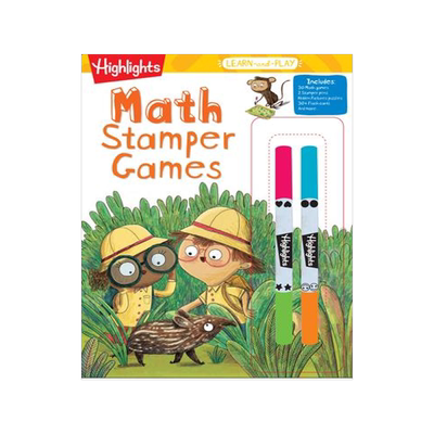 [预订]Highlights Learn-And-Play Math Stamper Games 9781644728345