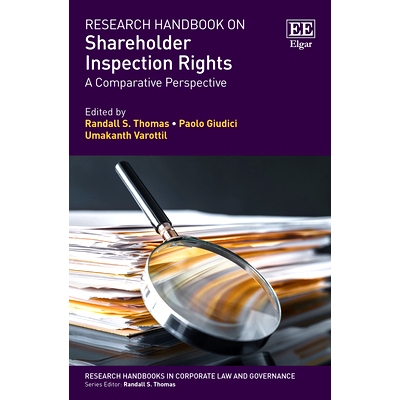 预订 Research Handbook on Shareholder Inspection Rights: A Comparative Perspective 股东检查权研究手册: 9781800377738