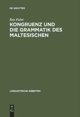 【预订】Kongruenz und die Grammatik des Maltesischen 9783484302921