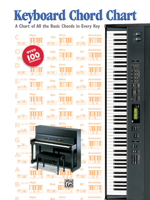 【预订】Keyboard Chord Chart: A Chart of All the Basic Chords in Every Key, Chart