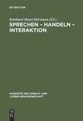 【预订】Sprechen – Handeln – Interaktion 9783484220263