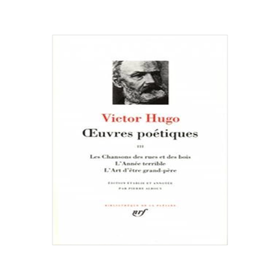 [预订]Œuvres poétiques, Vol. 3 9782070106752