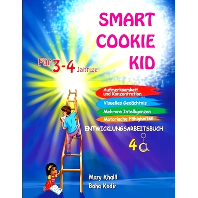 预订 Smart Cookie Kid Für 3-4-Jährige Aufmerksamkeit und Konzentration Visuelles Gedächtnis Mehrere Intelligenzen Mot