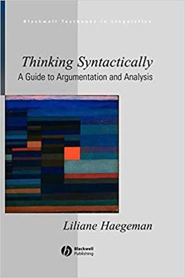 【预售】Thinking Syntactically - a Guide to Argumentation and Analysis