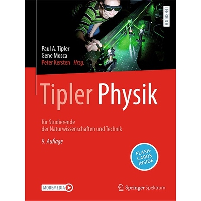 预订 Tipler Physik, m. 1 Buch, m. 1 E-Book für Studierende der Naturwissenschaften und Technik 9783662679357
