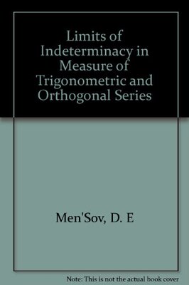 【预售】Limits of Indeterminacy in Measure of Trigonometric and Orthogonal Series
