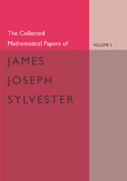 【预订】The Collected Mathematical Papers of James Joseph Sylvester