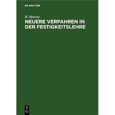 预订 Neuere Verfahren in der Festigkeitslehre: 9783486777147