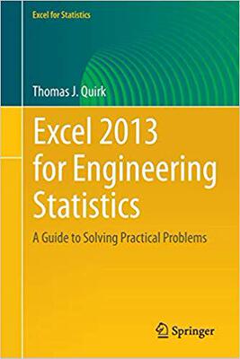【预订】Excel 2013 for Engineering Statistics 9783319235547