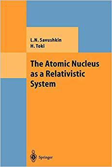 【预订】The Atomic Nucleus as a Relativistic System 9783642073472