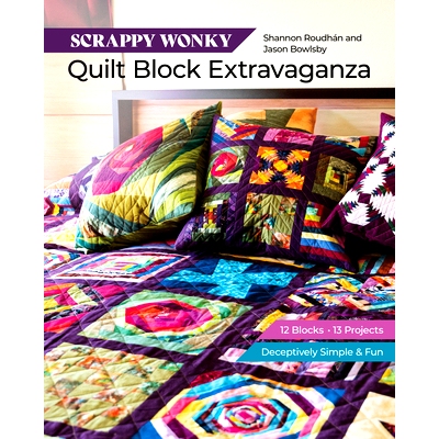 预订 Scrappy Wonky Quilt Block Extravaganza: 12 Blocks, 13 Projects, Deceptively Simple & Fun