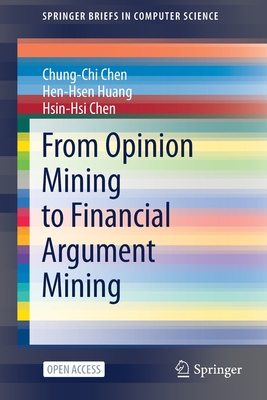 【预订】From Opinion Mining to Financial Argument Mining