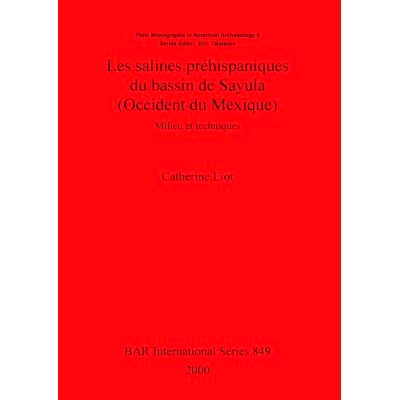 预订 Les salines préhispaniques du bassin de Sayula (Occident du Mexique): Milieu et techniques 采样技术和空间分析: 978