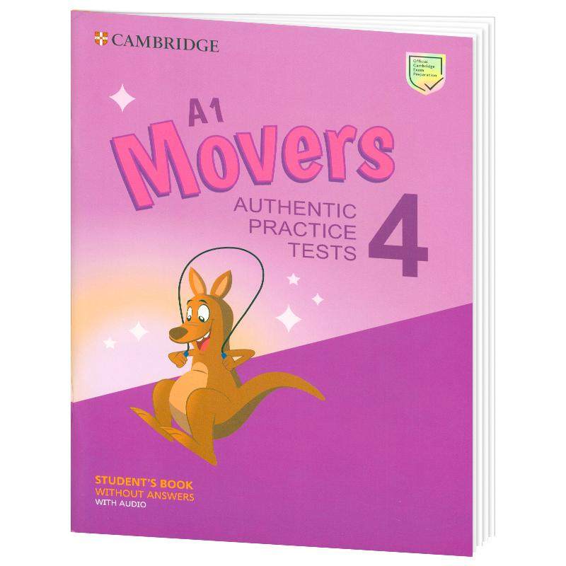 [预售]A1 Movers 4 Student’s Book Without Answers with Audio: Authentic ...
