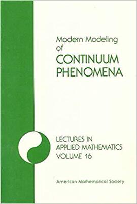 【预售】Modern Modeling of Continuum Phenomena