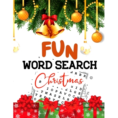 预订 Fun Word Search Christmas: Cleverly Funny Hidden Word Searches for Adults, Teens, Scrooge Puzzle Book, Your Brain E