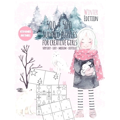 预订 Seasons Sudoku Book for creative kids: Puzzle fun for girls - Sudoku book with 500 numbers and symbol Sudokus - Dif