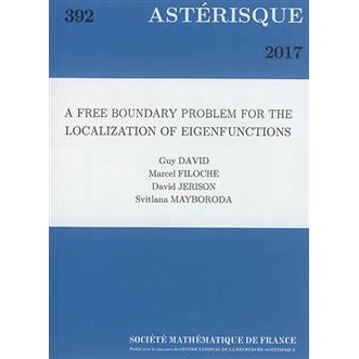 预订 A Free Boundary Problem for the Localization of Eigenfunctions 9782856298633