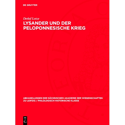 预订 Lysander und der peloponnesische Krieg: 9783112722008