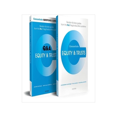 [预订]Equity and Trusts Revision Concentrate Pack 9780192885524