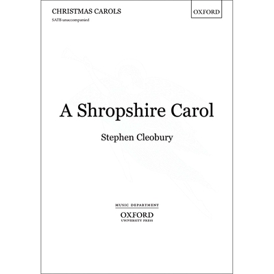 预订 A Shropshire Carol 沙洛普郡的颂歌: 9780193368774