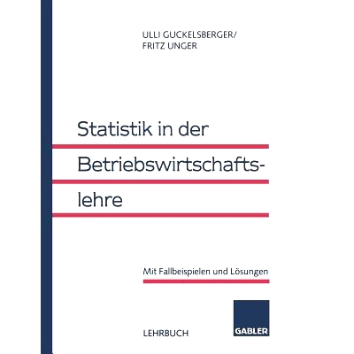 预订 Statistik in der Betriebswirtschaftslehre: 9783409122306