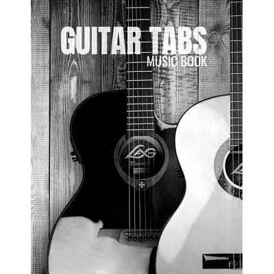 预订 Guitar Tabs Music Book: Guitar Chord and Tablature Staff Music Paper for Musicians, Teachers and Students (8.5x11 -