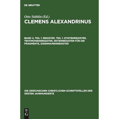 预订 Register, Teil 1: Zitatenregister, Testimonienregister, Initienregister für die Fragmente, Eigennamenregister: 978