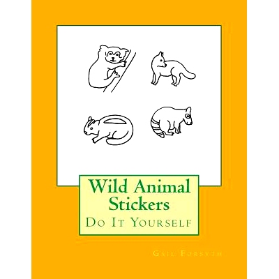 预订 Wild Animal Stickers: Do It Yourself: 9781542658713