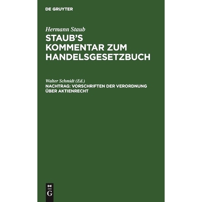 预订 Vorschriften der Verordnung über Aktienrecht: Vom 19. Sept. 1931: 9783111075358