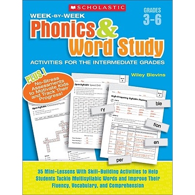 预订 Week-By-Week Phonics & Word Study Activities for the Intermediate Grades 35 Mini-Lessons with Skill-Building Activi