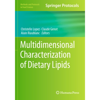 预订 Multidimensional Characterization of Dietary Lipids 膳食脂质的多维表征 9781071637609