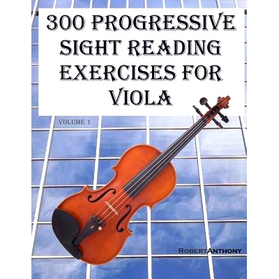 预订 300 Progressive Sight Reading Exercises for Viola: 9781505887587