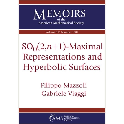 预订 $\mathrm {SO}_0(2,n+1)$-Maximal Representations and Hyperbolic Surfaces $\mathrm {SO}_0(2,n 1)$-极大表示和双曲曲面