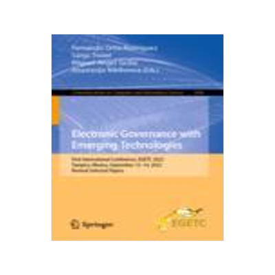 [预订]Electronic Governance with Emerging Technologies