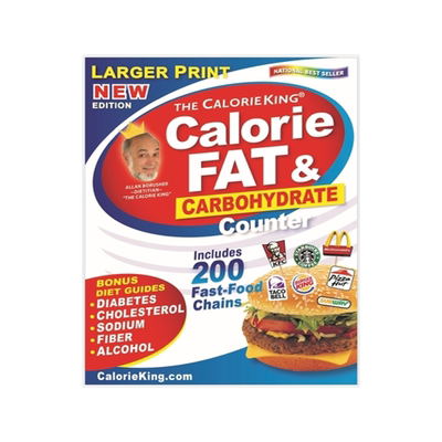 预订 Calorieking Larger Print Calorie, Fat & Carbohydrate Counter